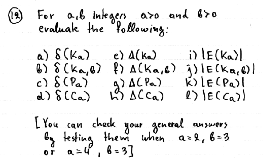 Solved Answer all the parts of question 12, this is Math for | Chegg.com