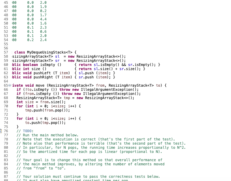 1 I/ Exercise 1.4.31 2 package algs14; 3 import | Chegg.com