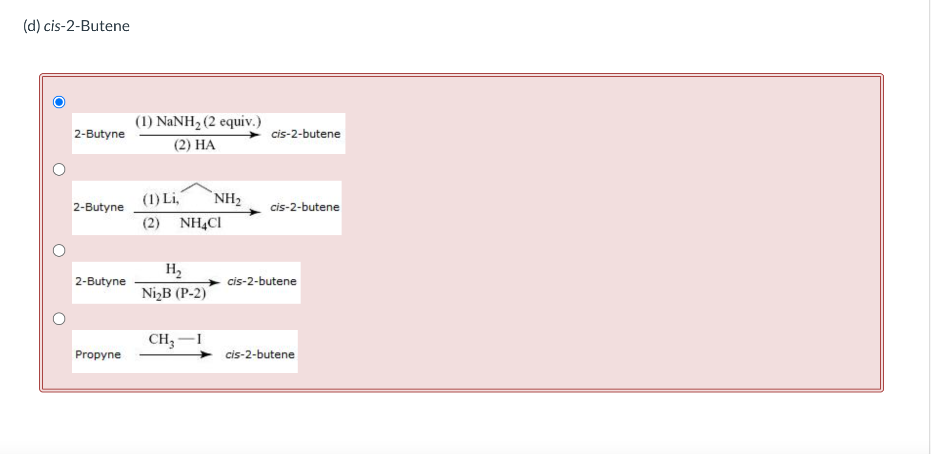 Solved Starting with ethyne, outline syntheses of each of | Chegg.com