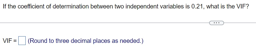 Solved If the coefficient of determination between two | Chegg.com