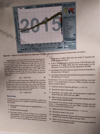 Case Study 4 Gapminder.org Le's bok at an eample of | Chegg.com