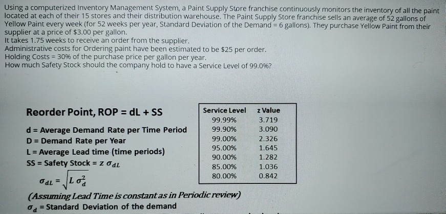 Solved Using a computerized Inventory Management System, a | Chegg.com