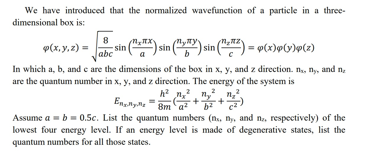 Solved We have introduced that the normalized wavefunction | Chegg.com