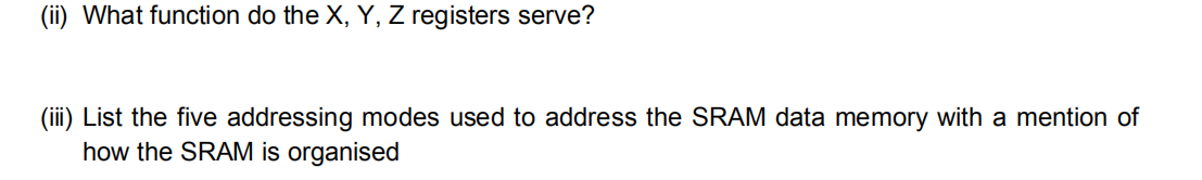 Solved (a) The ATMega328p, an 8-bit AVR microcontroller chip | Chegg.com