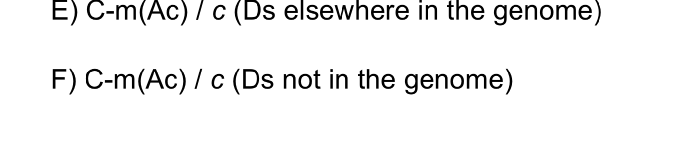 Solved 2. In maize (corn), the Ds/Ac transposable element | Chegg.com