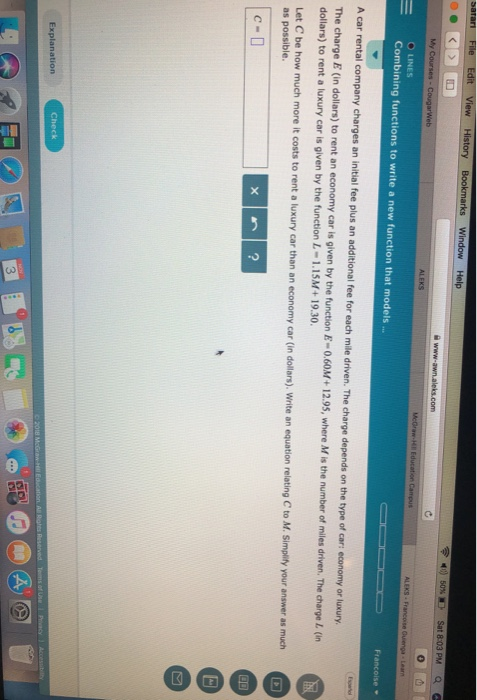 Solved O LINES Combining functions to write a new function | Chegg.com
