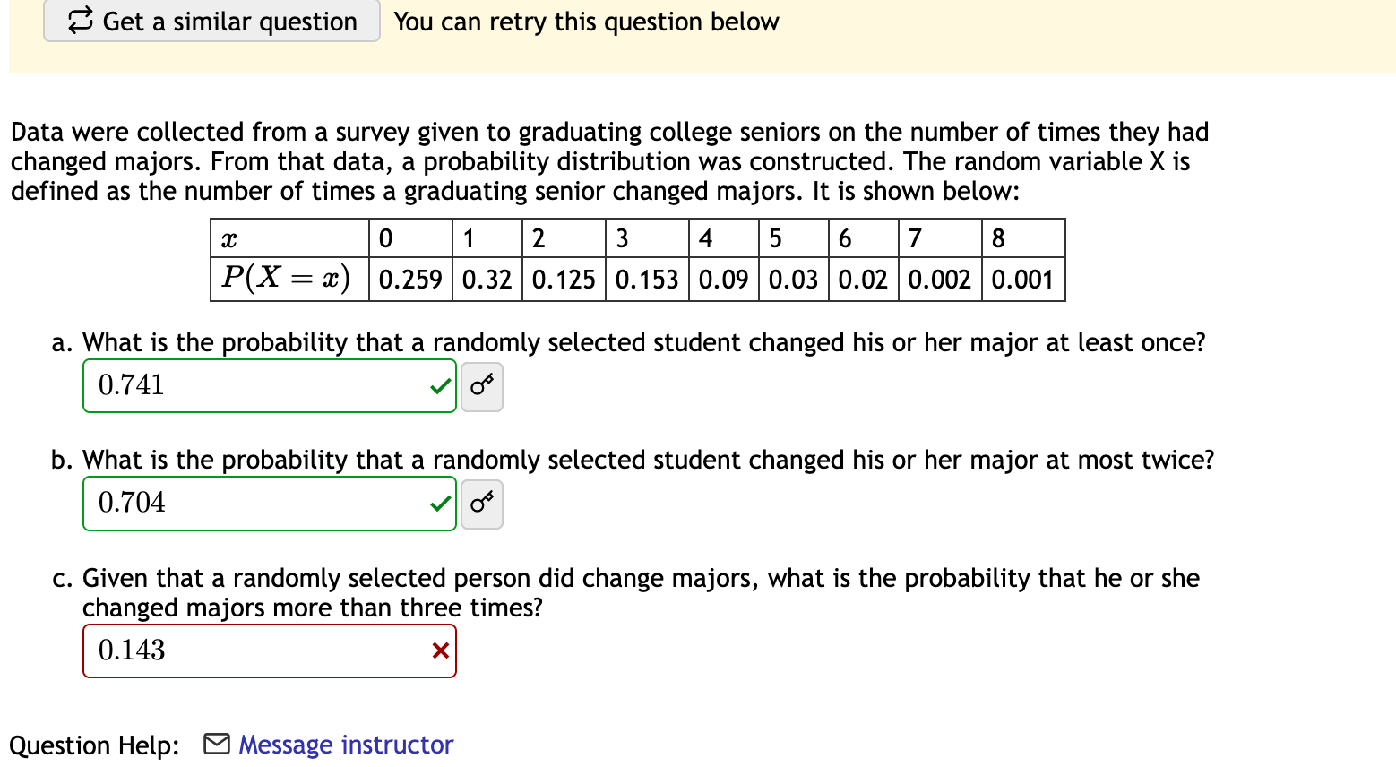 Solved need help solving C and I keep getting this answer | Chegg.com