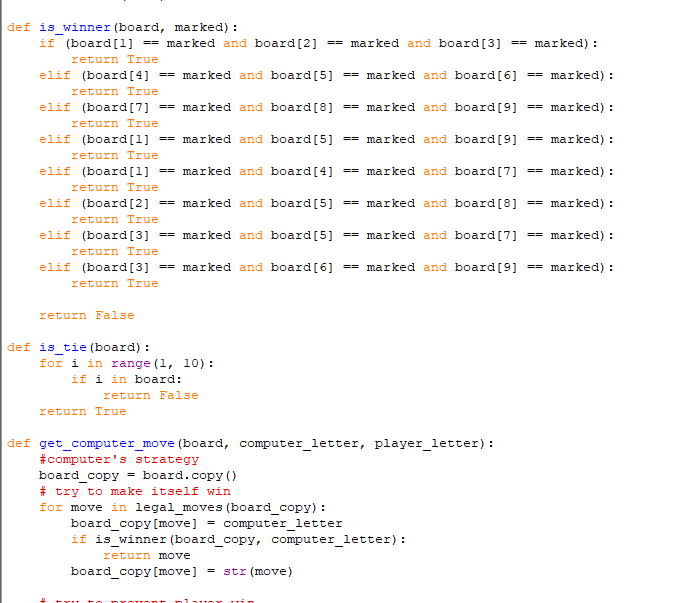 Solved Python： Whats wrong with my mini game program, and | Chegg.com