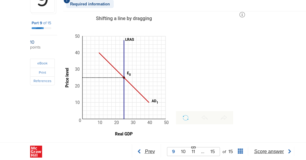 Solved Tutorial 7: Shifting a lineSome graphing questions | Chegg.com