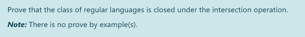 Solved Prove that the class of regular languages is closed | Chegg.com
