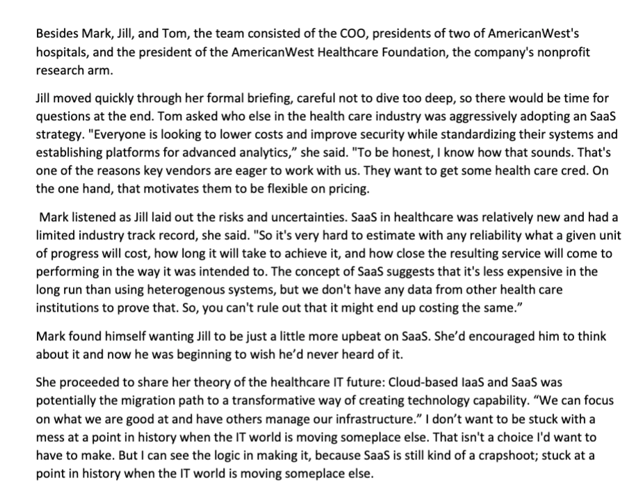 American West Healthcare's patchwork IT | Chegg.com