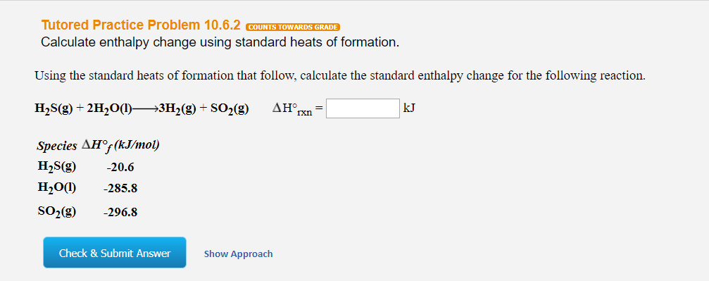 Solved Tutored Practice Problem 10.6.2 COUNTS TOWARDS GRADE | Chegg.com