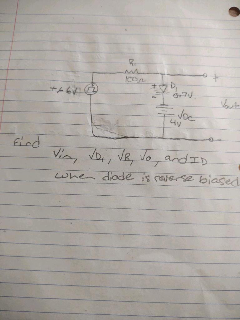 Solved 1002 ++by o 6,74 Yout doc 40 find Vir, V, VR, Vo, and | Chegg.com