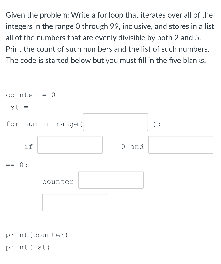 Solved The language is Python. The code is started below but | Chegg.com