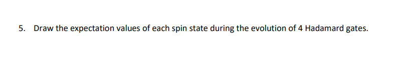 Solved 5 Draw The Expectation Values Of Each Spin State