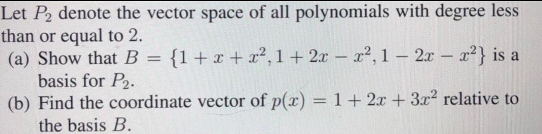Solved Let P, denote the vector space of all polynomials | Chegg.com