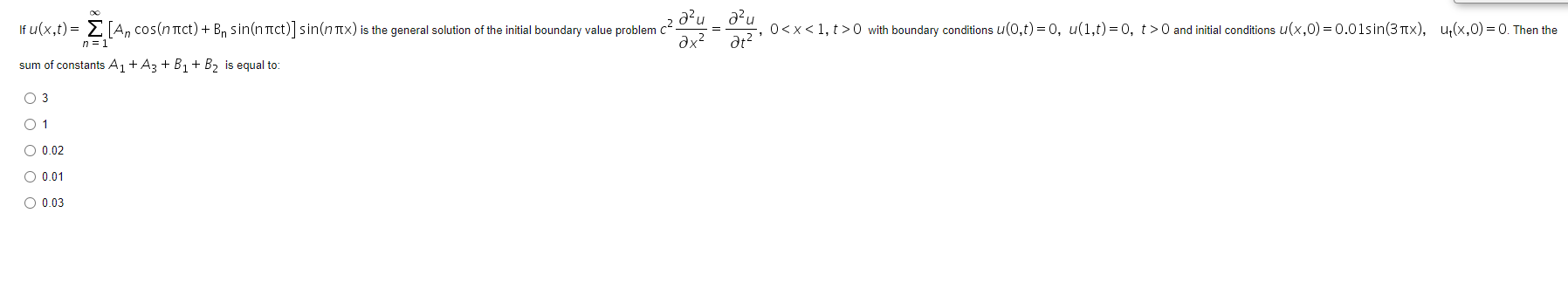 Solved sum of constants A1+A3+B1+B2 is equal to: J 3 1 0.02 | Chegg.com