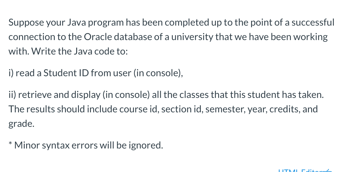 Suppose your Java program has been completed up to | Chegg.com