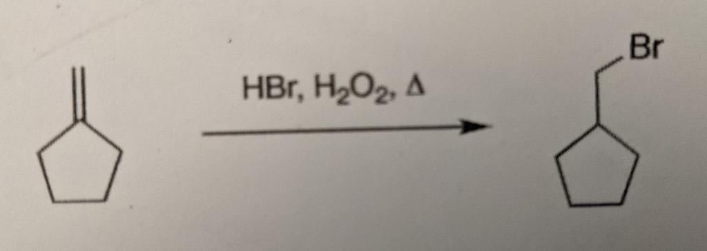 Solved Br HBr, H2O2, A | Chegg.com