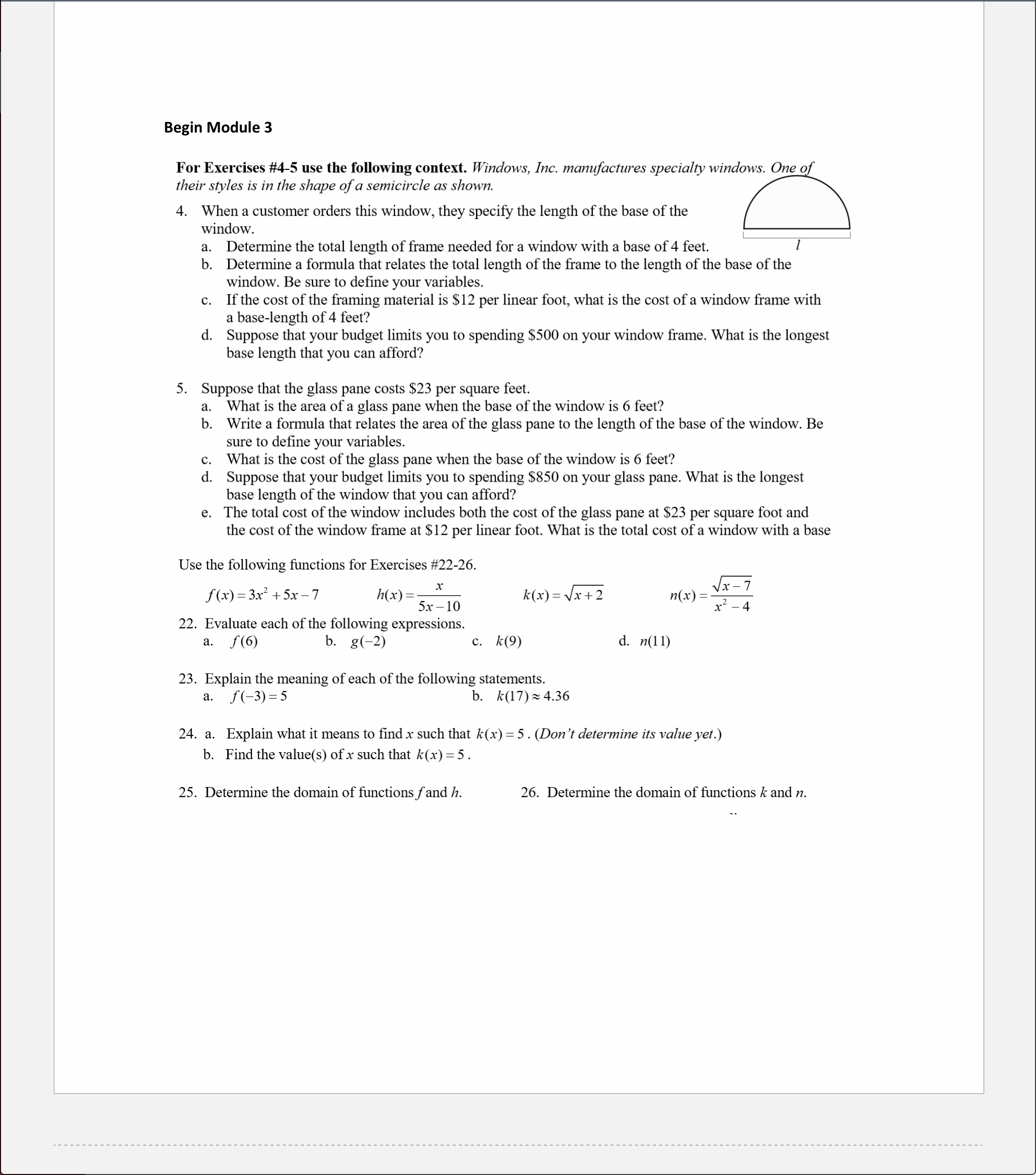 Solved For Exercises \#4-5 use the following context. | Chegg.com