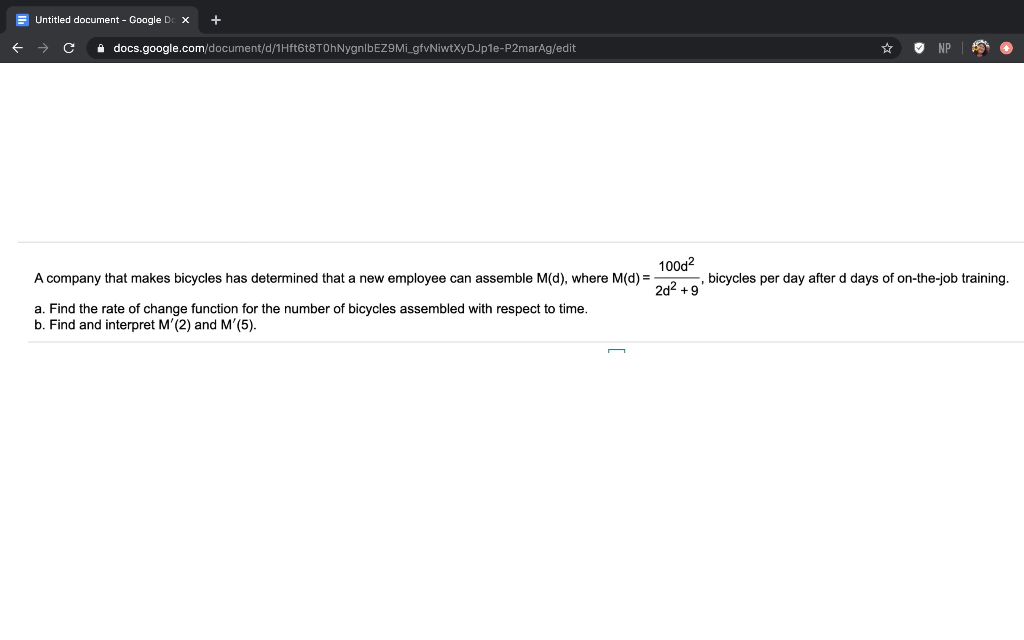 Solved + Untitled document - Google Dc x c | Chegg.com