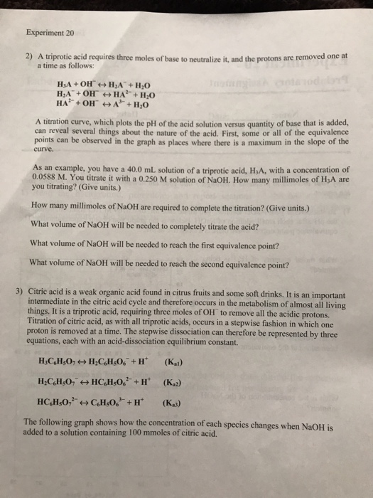 Solved Experiment 20 Prelaboratory Assignment Name: | Chegg.com
