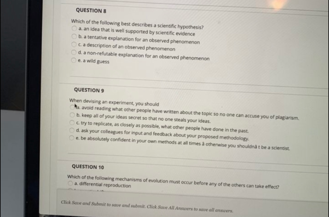Solved QUESTION 1 You have just made an interesting | Chegg.com