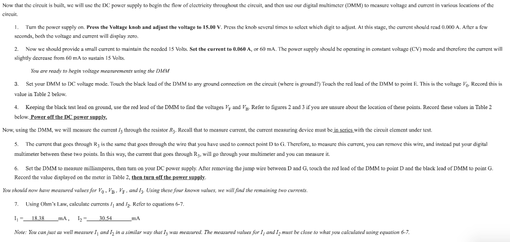 Solved Setup: Resistor check and construction of DC circuit | Chegg.com