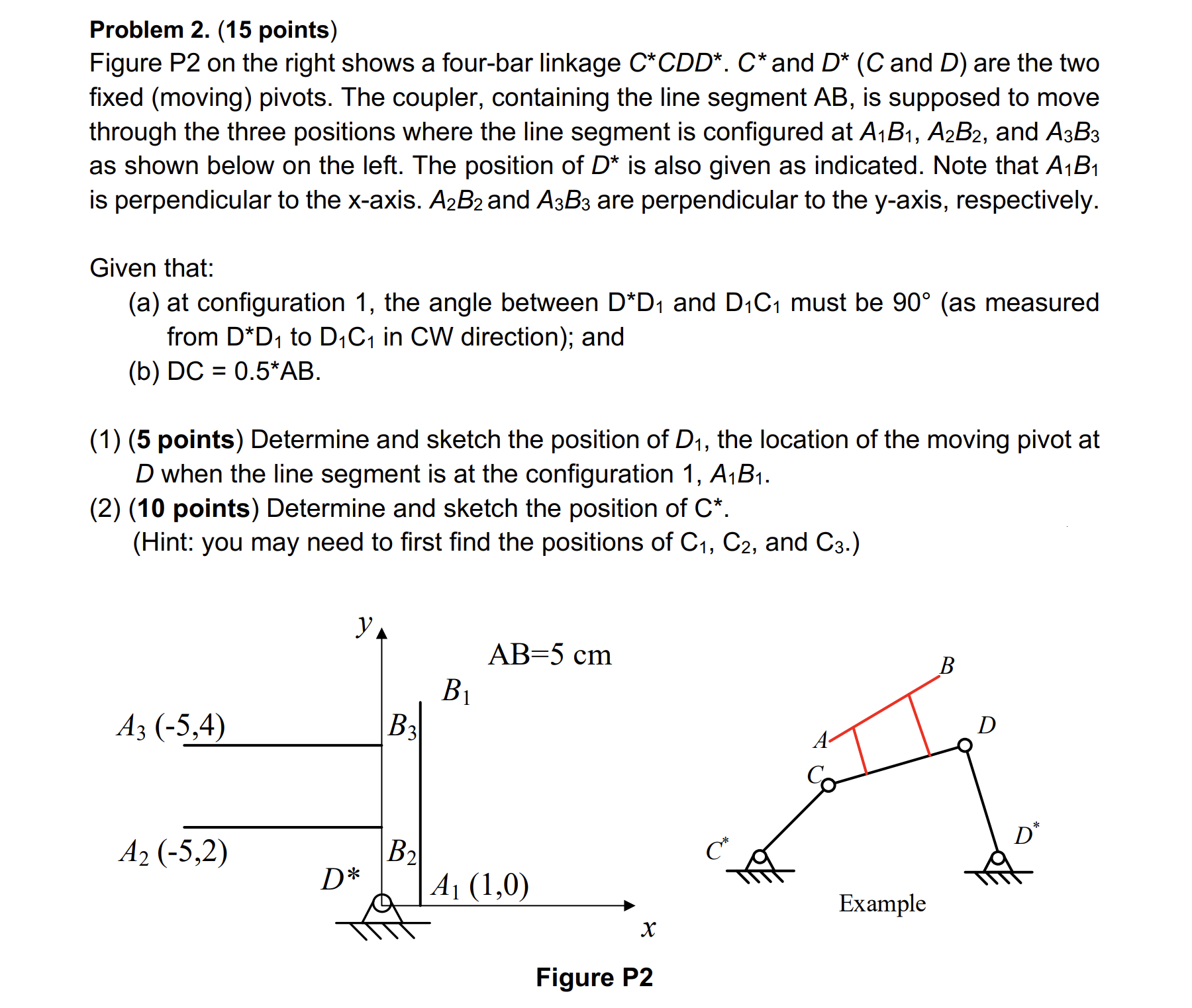 Solved Problem 2. (15 points) Figure P2 on the right shows a | Chegg.com