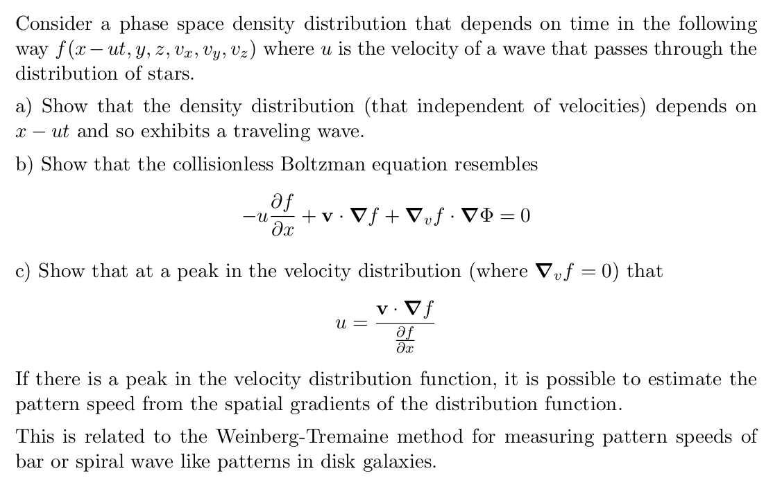 Solved Consider a phase space density distribution that | Chegg.com