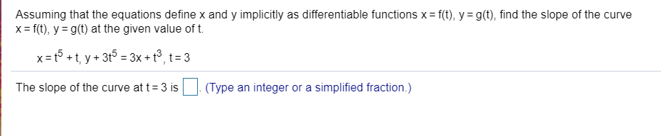 Solved Assuming that the equations define x and y implicitly | Chegg.com