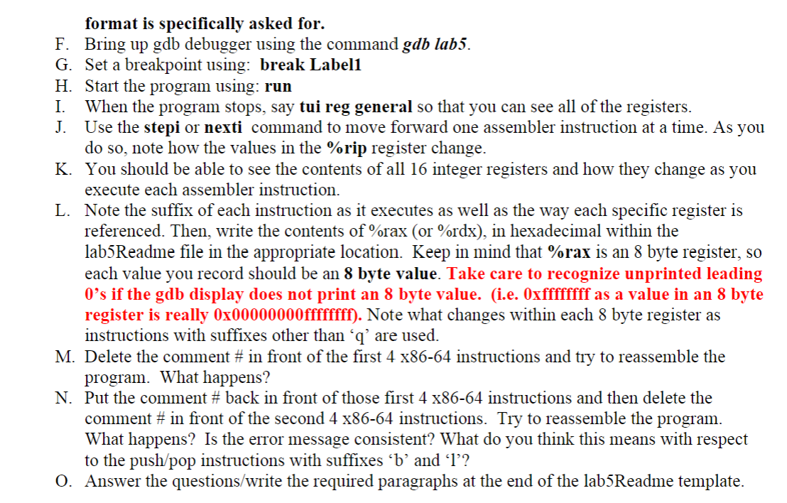Solved LAB DESCRIPTION 1. From Bryant/O'Halloran textbook, | Chegg.com