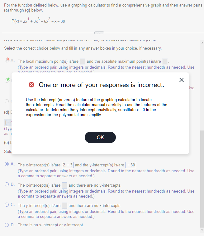 Solved For the function defined below, use a graphing | Chegg.com