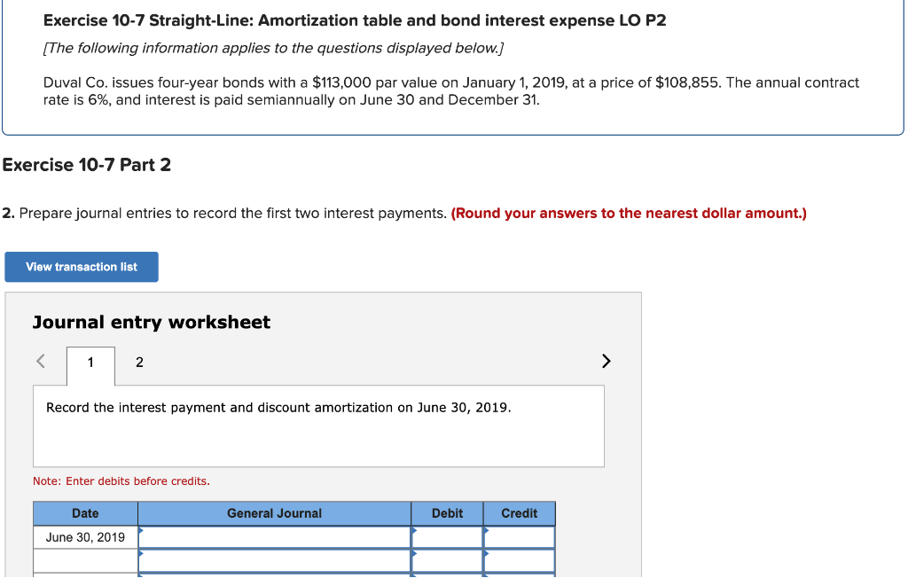 Solved of 3 Exercise 10-7 Part 3 3. Prepare the journal | Chegg.com