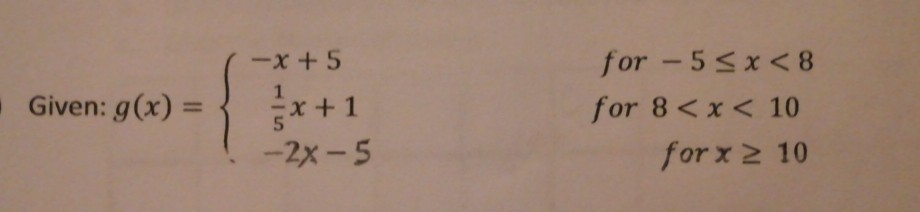 Solved Graph the piecewise defined function. Use an open | Chegg.com