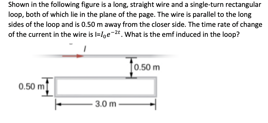 Solved Shown in the following figure is a long, straight | Chegg.com