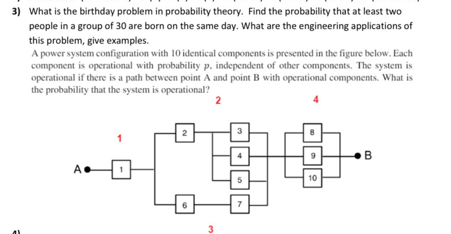 Solved What is the birthday problem in probability theory. | Chegg.com