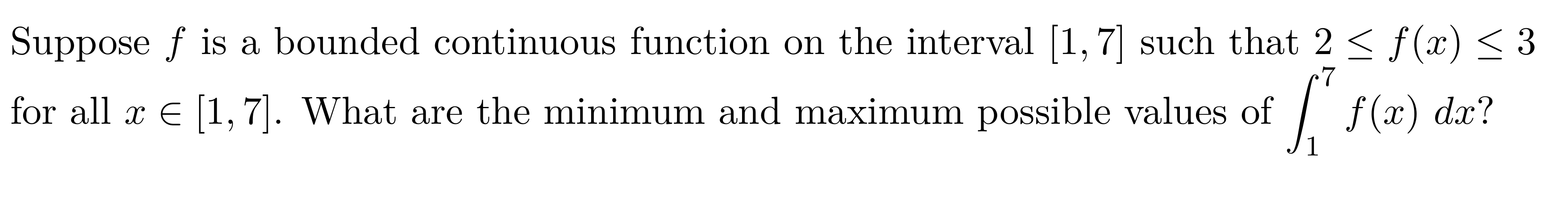 Solved Suppose f is a bounded continuous function on the | Chegg.com