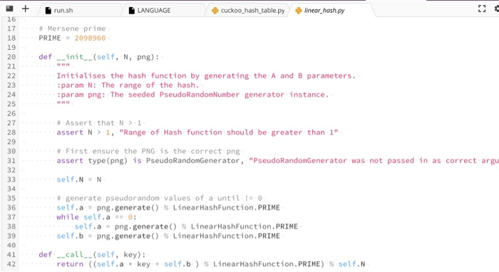 You are to implement a map using a variant of cuckoo | Chegg.com