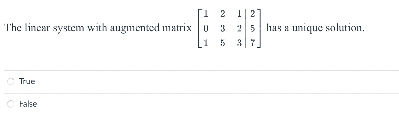 Solved The linear system with augmented matrix | Chegg.com