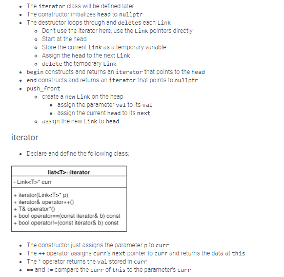 Solved 12.2 Linked List (Templates, Containers, and | Chegg.com
