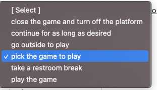 Solved Complete the following task list for playing a video | Chegg.com