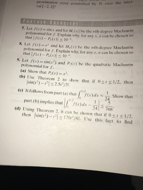 Solved Proximation error committed by Pover the val [-2.2]? | Chegg.com