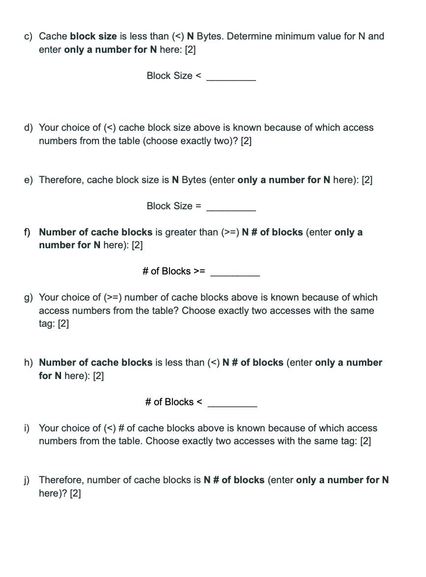 Solved Problem 5: Reverse Engineering the Cache (20 points, | Chegg.com