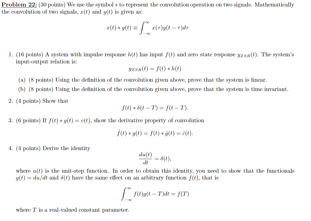 Solved Problem 22: (30 points) We use the symbol * to | Chegg.com