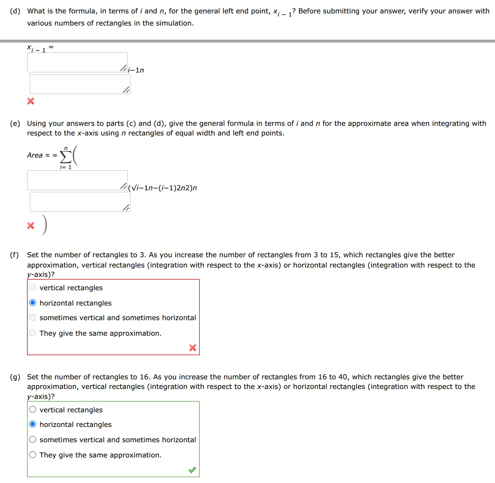 Solved How to determine the area between two curves by | Chegg.com
