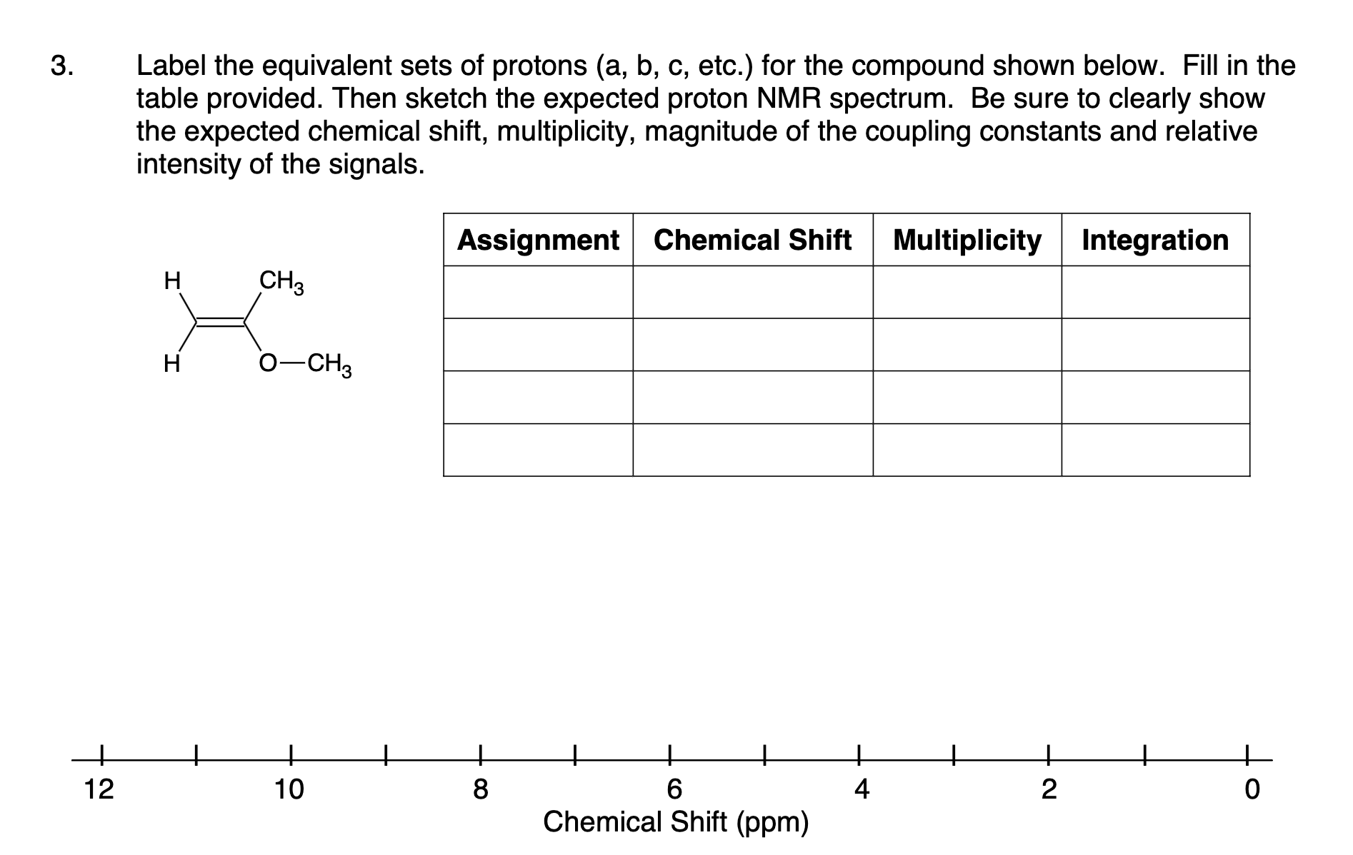 Solved Label the equivalent sets of protons ( a,b,c, ﻿etc.) | Chegg.com
