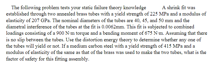 Solved The following problem tests your static failure | Chegg.com