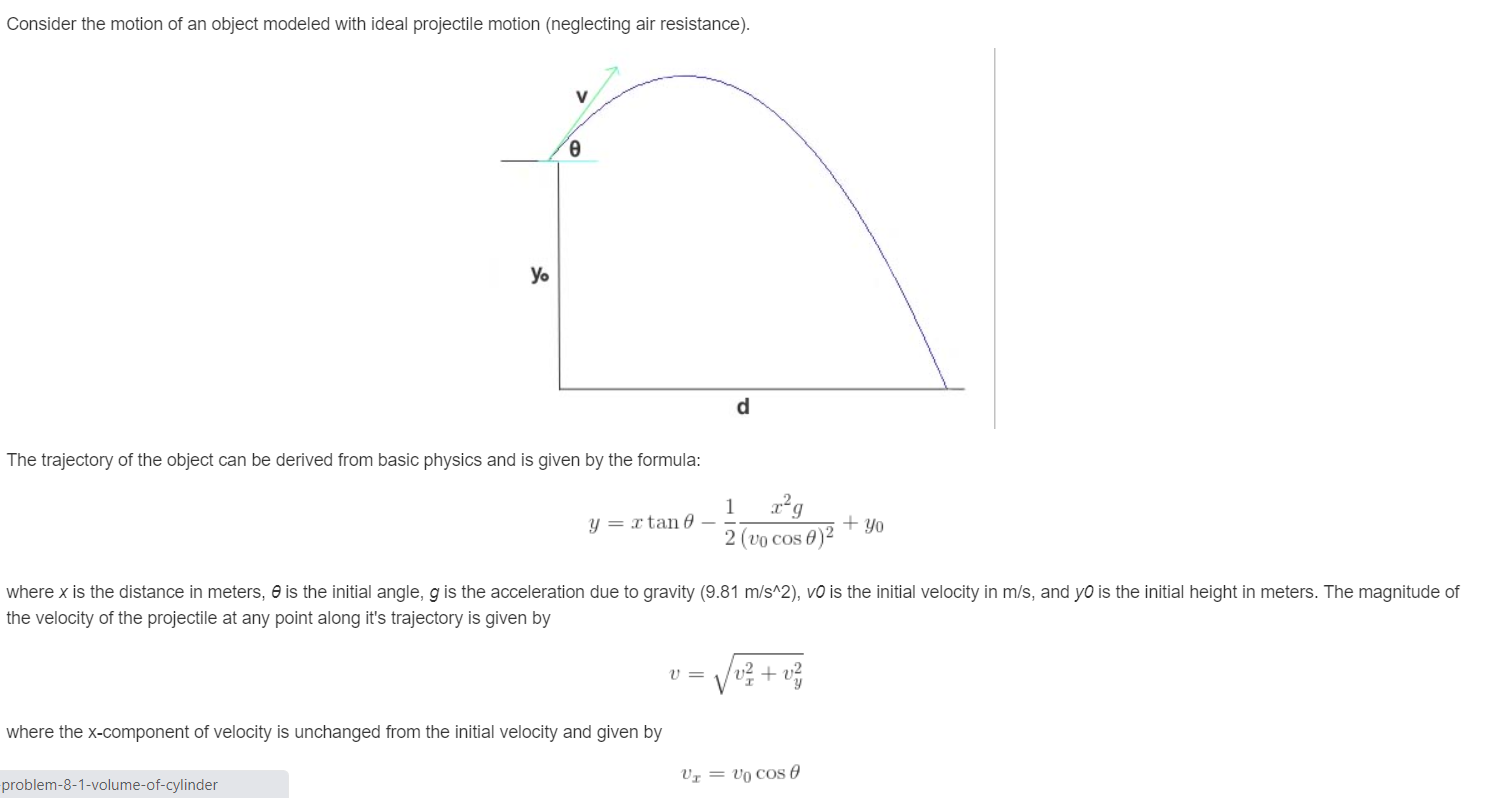 Solved Consider The Motion Of An Object Modeled With Ideal