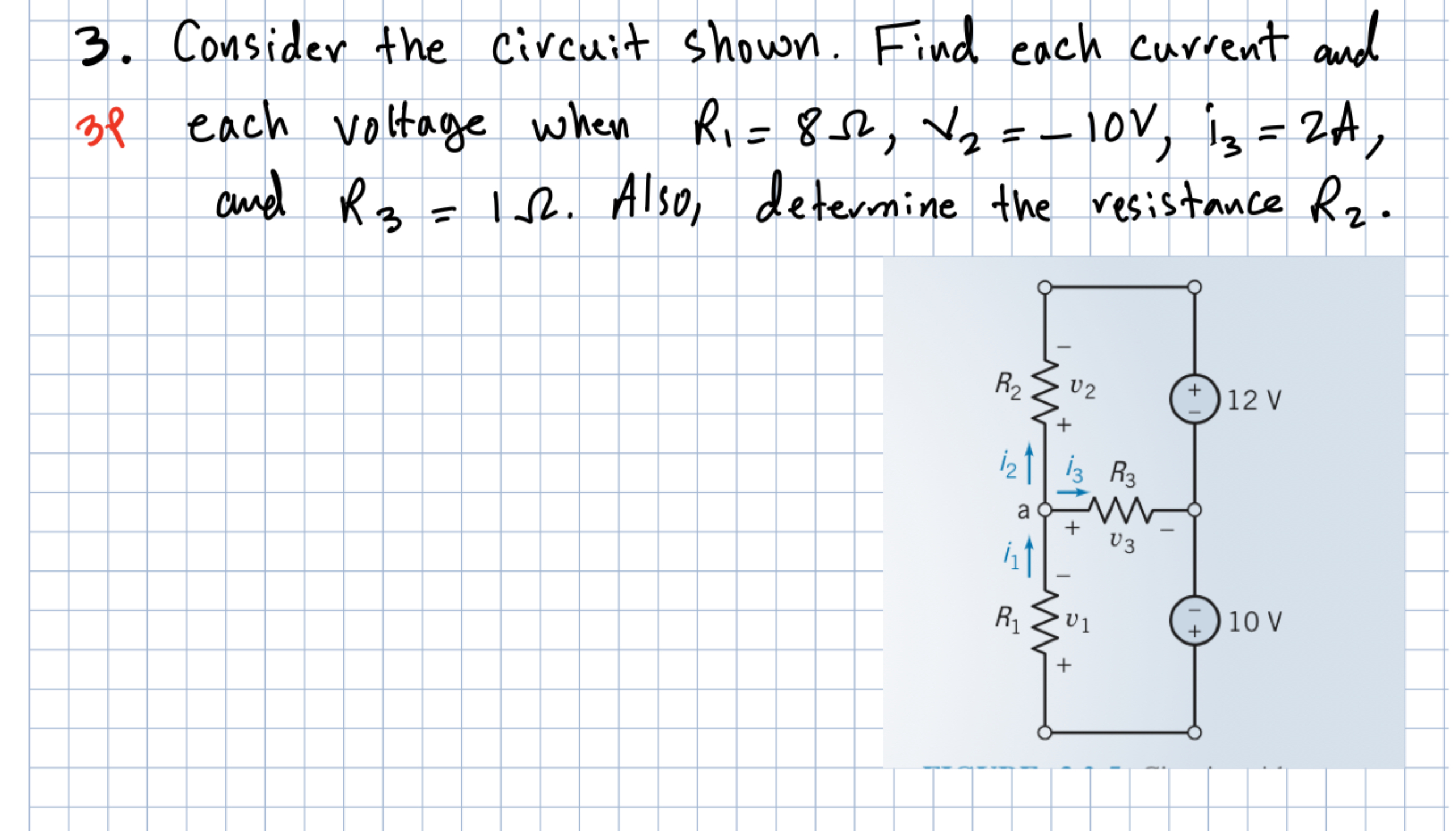 Solved Consider the circuit shown. Find each current andeach | Chegg.com